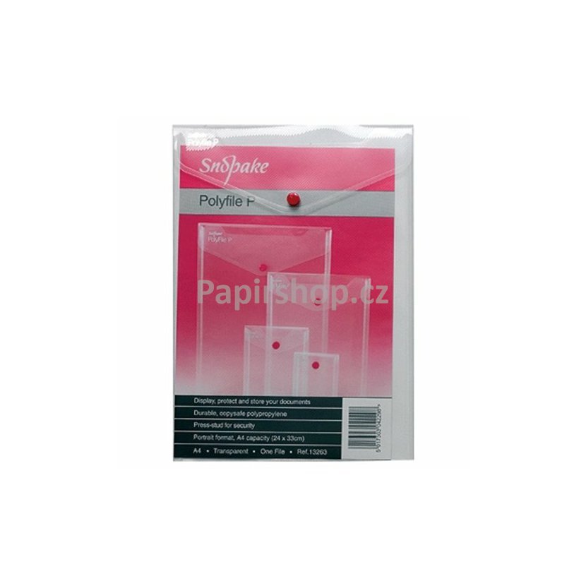 OBÁLKA PP A6 S DRUKEM TRANSPARENTNÍ | Papirshop.cz